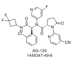 AG-120 (AG120,Ivosidenib) |IDH1 inhibitor