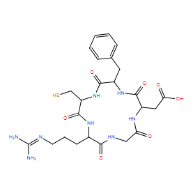 Cyclo(RGDfC)|integrin avb3-affine peptide