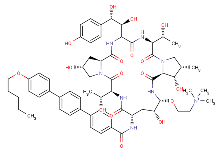 Rezafungin (Biafungin) | cas 1396640-59-7|DC Chemicals